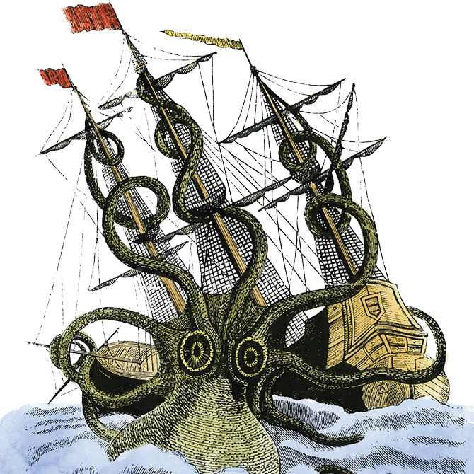 Sea Monster By Jan222 Large Bodies Helped Ancient Sea Monsters With