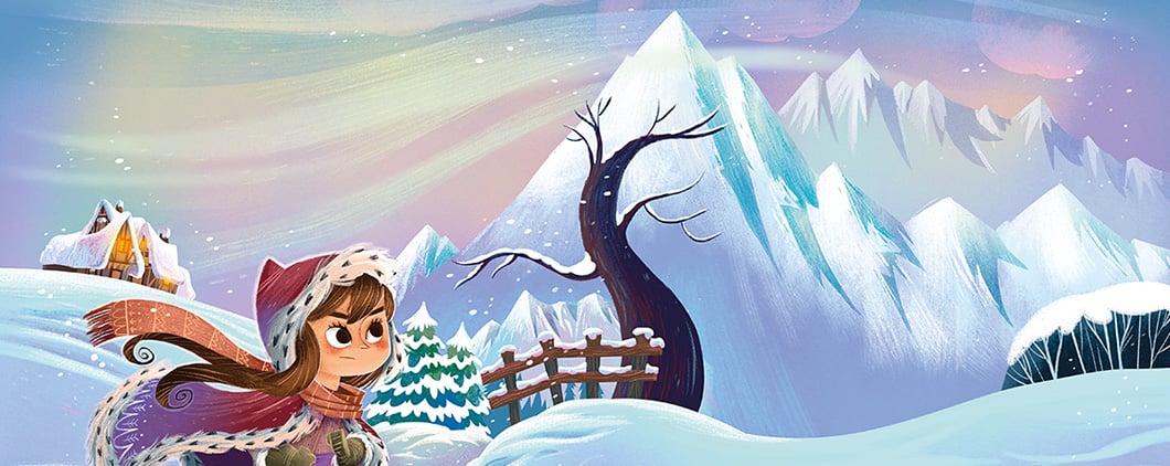 The Little Girl and the Winter Whirlwinds